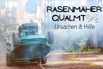Rasenmher Qualmt Aus Auspuff